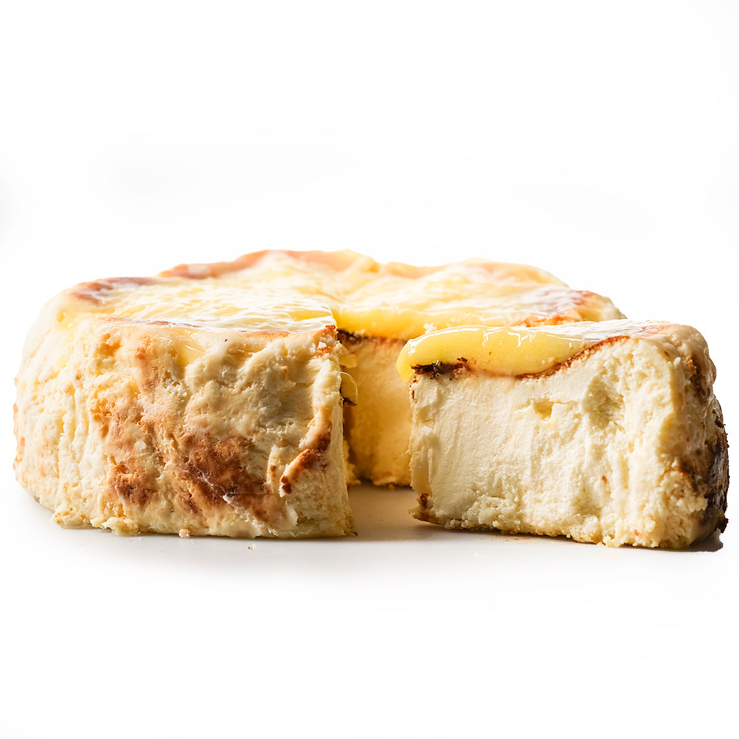 Lemon Curd Basque Cheesecake 6" – Contrarian Bakehouse